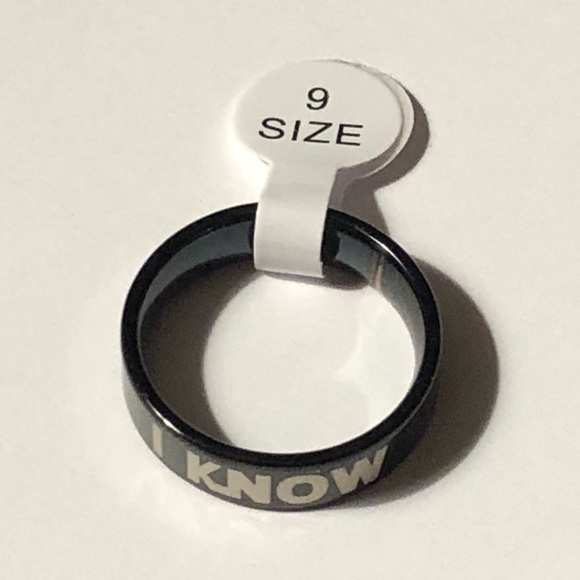 Accessories | Star Wars I Love You I Know Couples Rings | Poshmark